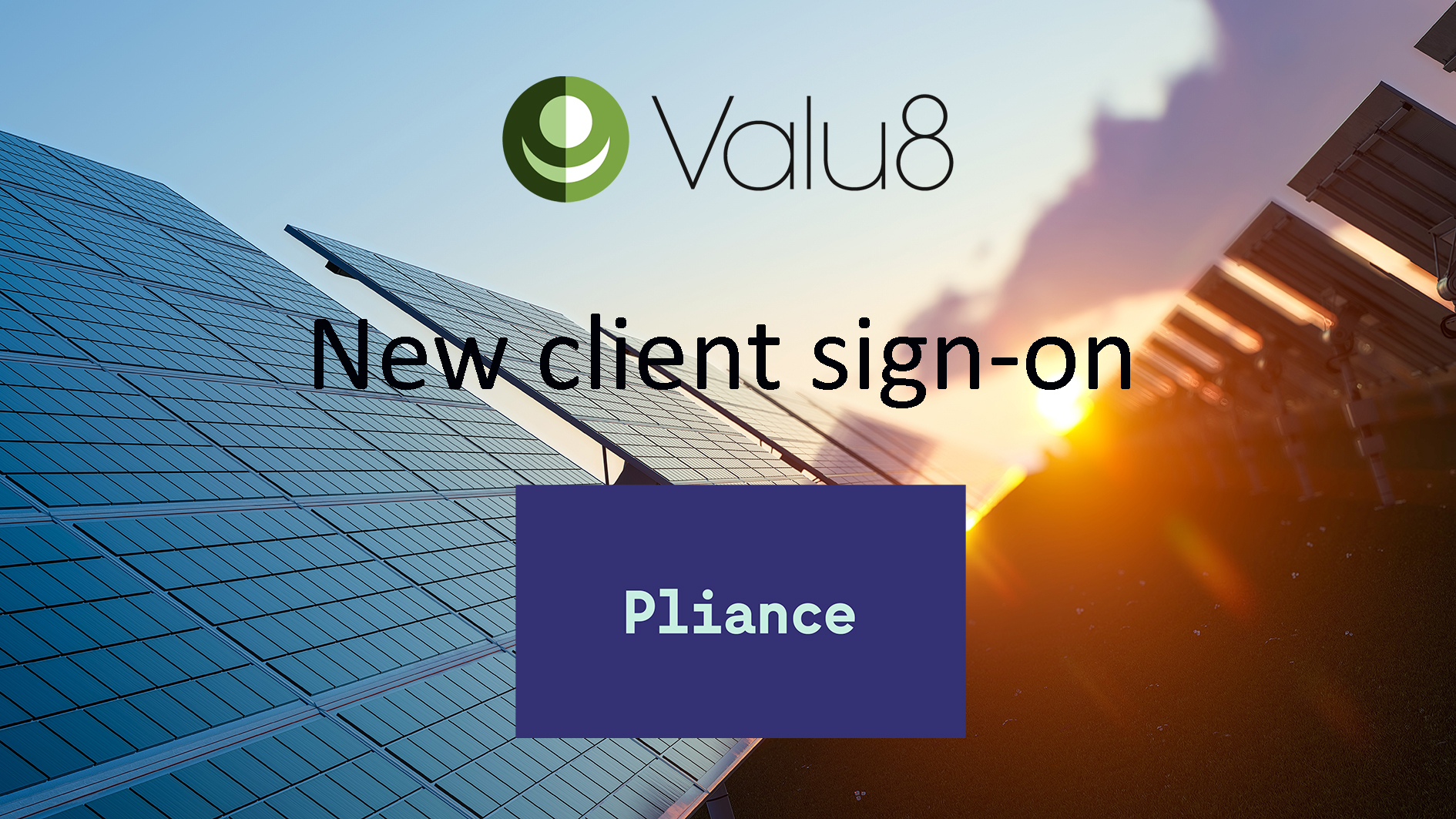 Pliance selects Valu8 as its data and software application provider ...